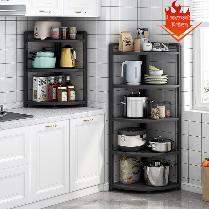 Multifunctional kitchen storage rack: food rack dish rack spice rack ...