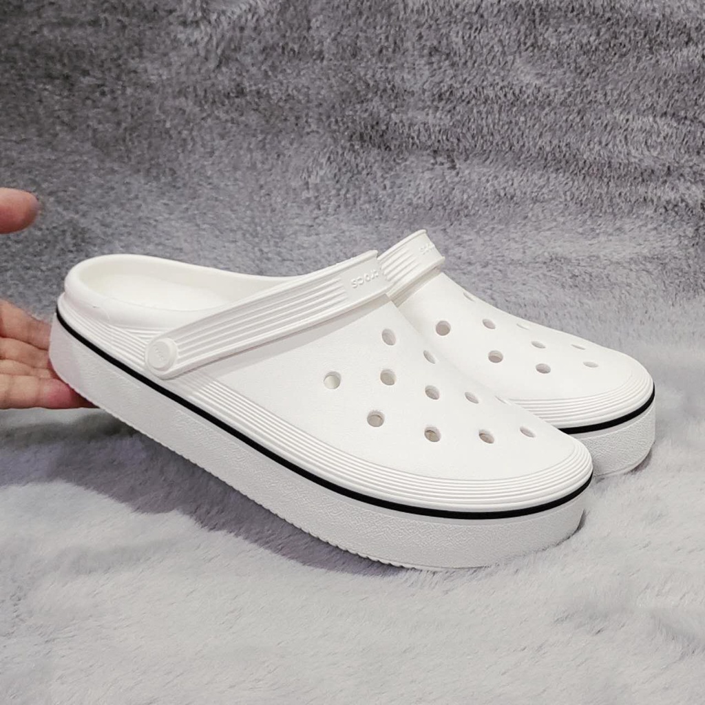 crocs simple casual men's women's sandals, slippers, full rubber for ...