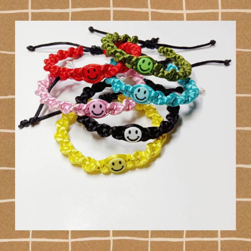 Smiley Macrame l Twisted Bracelet by 4A's Collection | Shopee Philippines