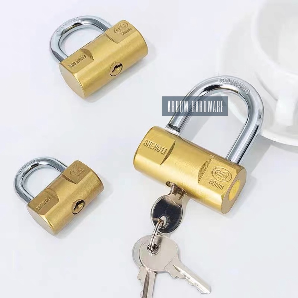 Hammer Padlock Word Key Imitation Copper Hammer Lock Bold and Thick ...
