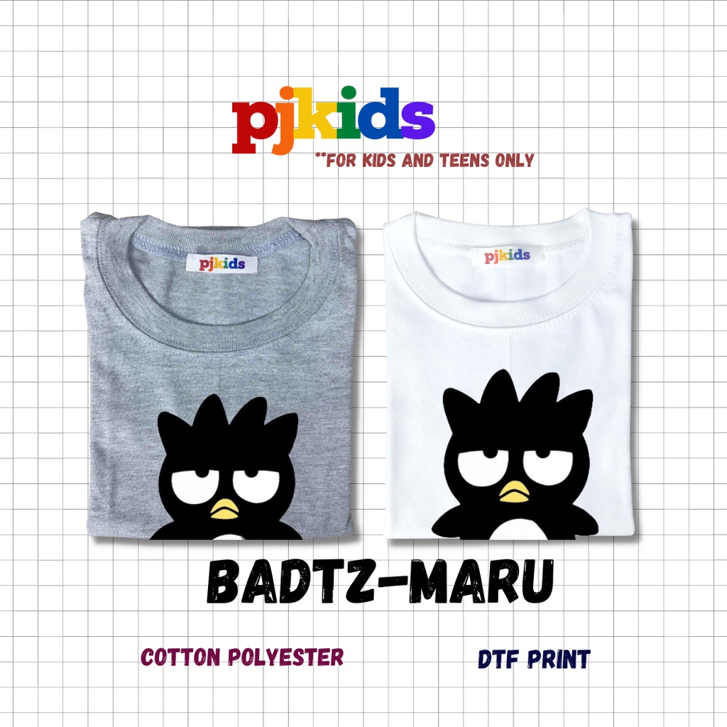 BADTZ- MARU KIDS TSHIRT II CHARACTER TSHIRT II KIDS 2-10 Y/O TEENS 10 ...