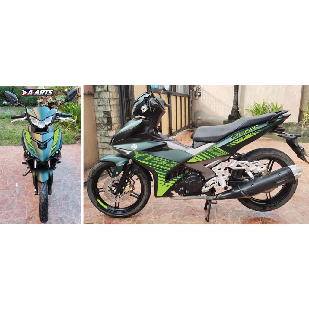 Sticker Decals for Sniper 150 Matte Green V1/V2 | Shopee Philippines