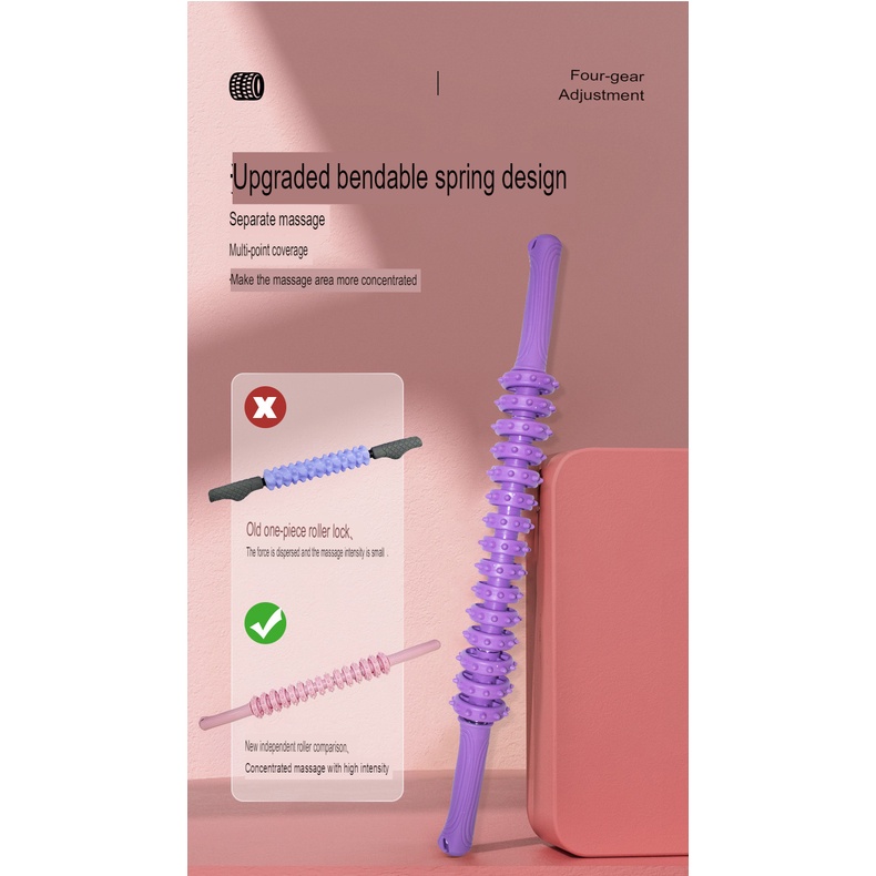 Muscle Roller Stick Tension Reliever after Work Out Muscle Relaxant ...