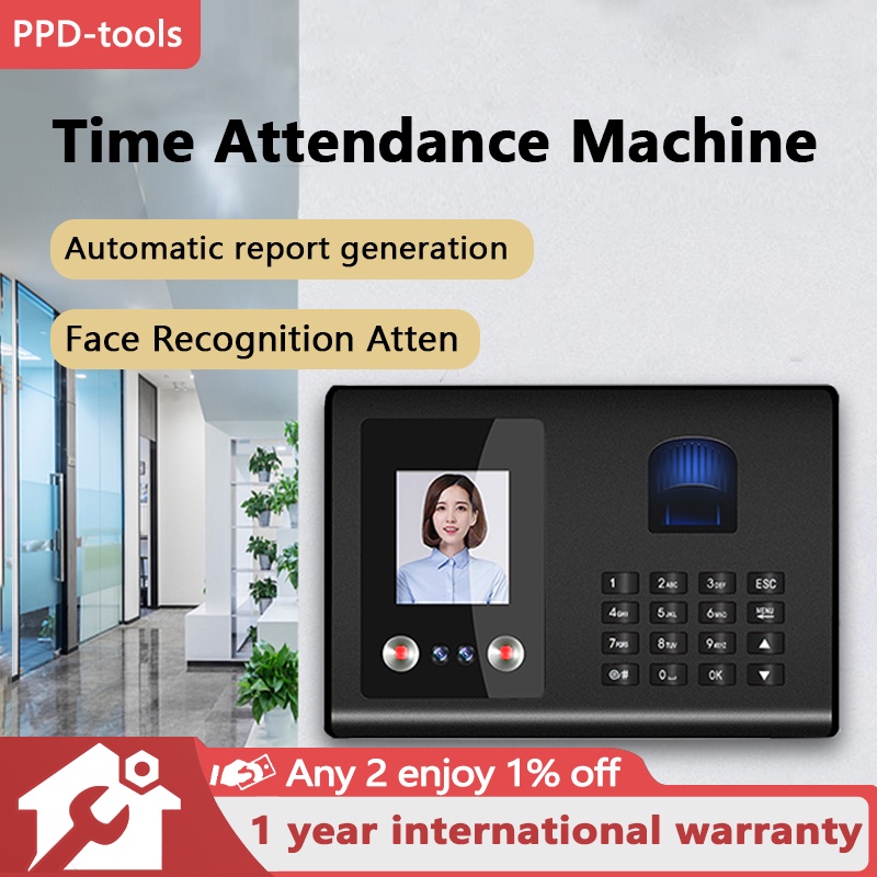 Fingerprint Face Password Recognition Hybrid Biometric Attendance ...