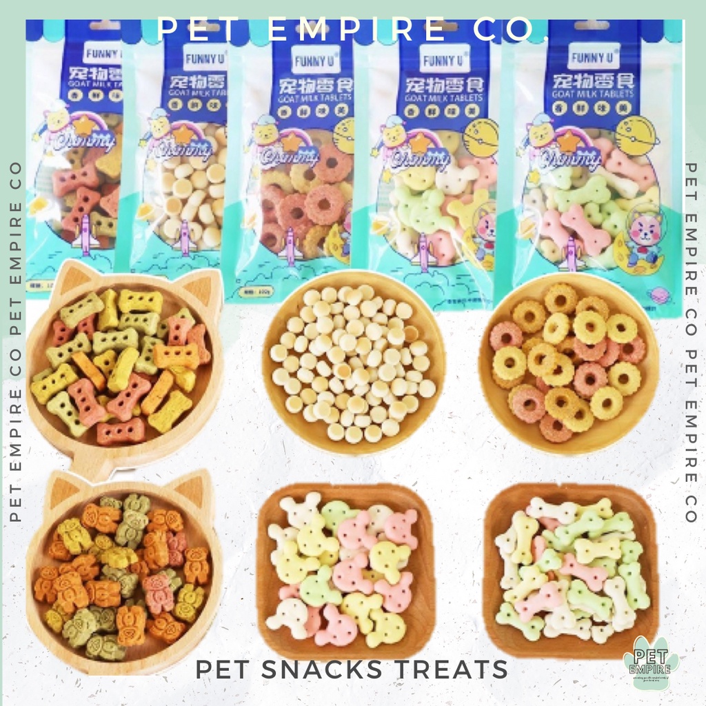 100g Delicious Pet Biscuit Dog Treats Snack Chicken Beef Cube Cheese Flavor Pet Food Cat Food ...