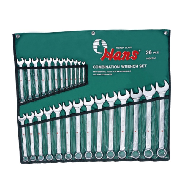 Hans Tools 16626M 26 pcs Combination Wrench Set (Silver) | Shopee ...
