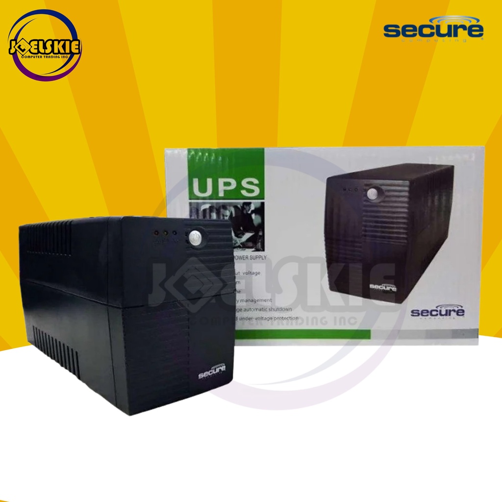 Secure UPS 650VA Input voltage of 220V | Shopee Philippines