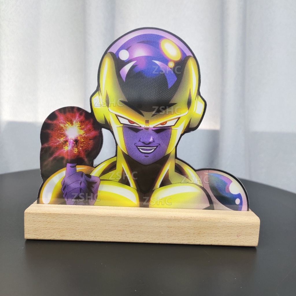 Dragon Ball Refrigerator Sticker Golden Frieza Motion Anime Car Sticker ...