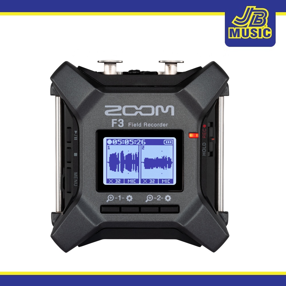 Zoom – F3 2-Input / 2-Track Portable Field Recorder (Professional Audio ...