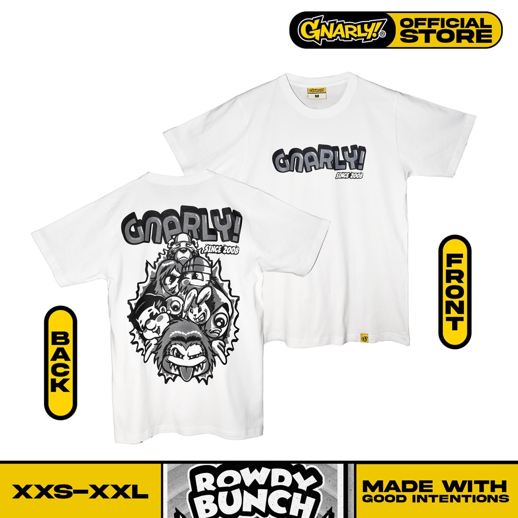 Gnarly! Rowdy Bunch Tee | Shopee Philippines
