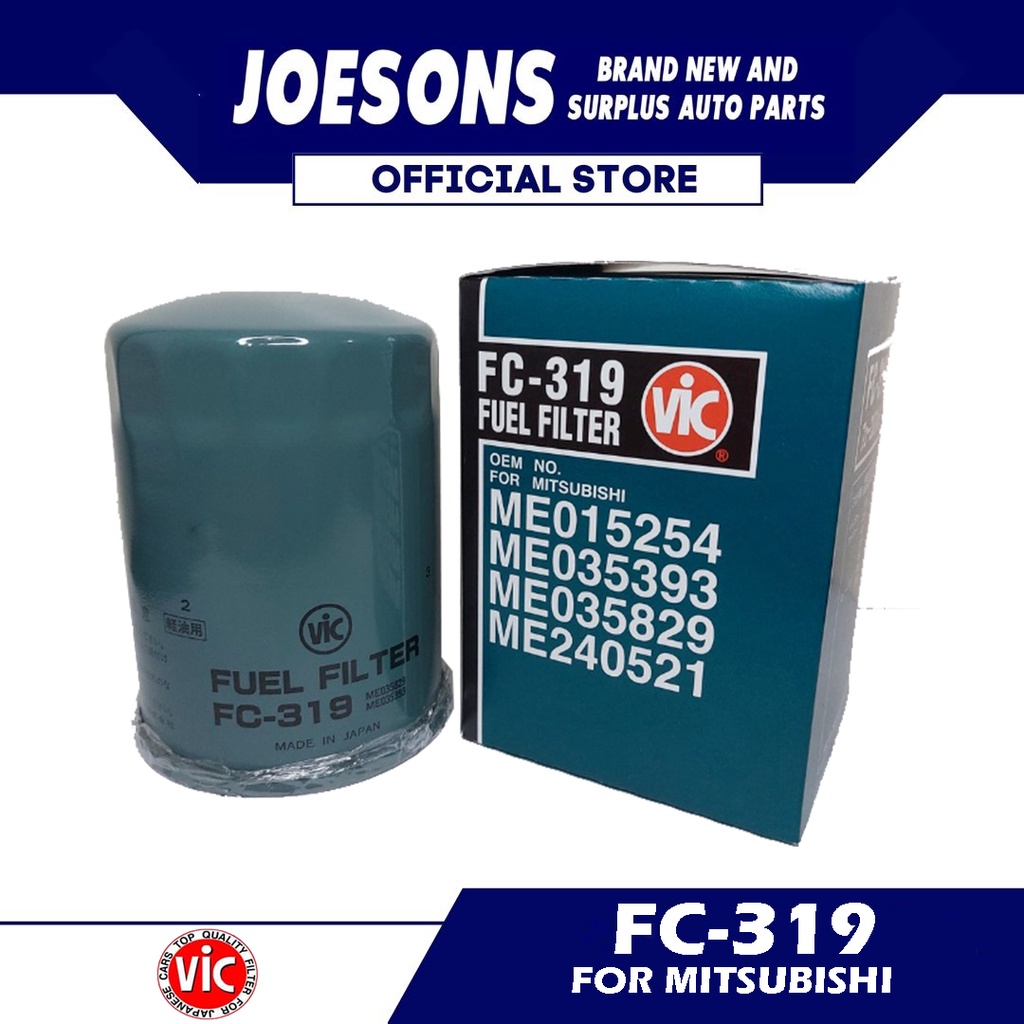 FC-319 FUEL FILTER FOR MITSUBISHI 6D14 / 6D15 / 6D16 (VIC) | Shopee ...