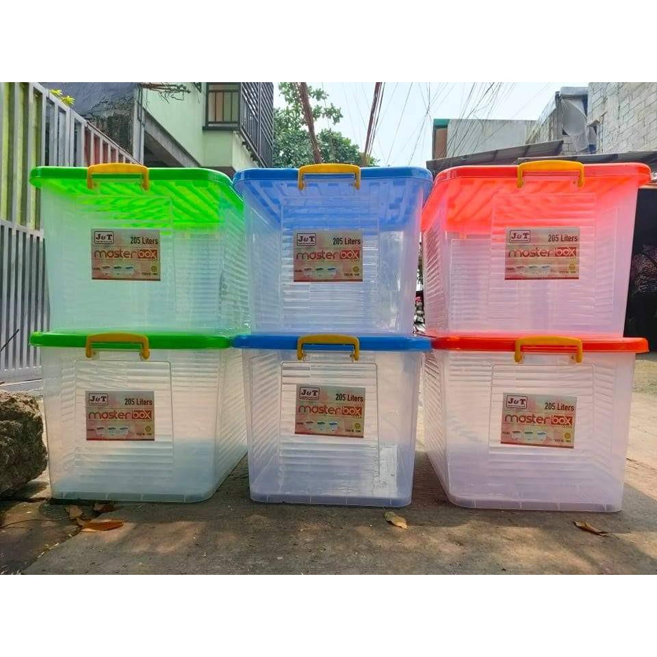 BIGGEST SIZE 205L J&T Master box #10000 Clear Storage Box (1PC MIN ...