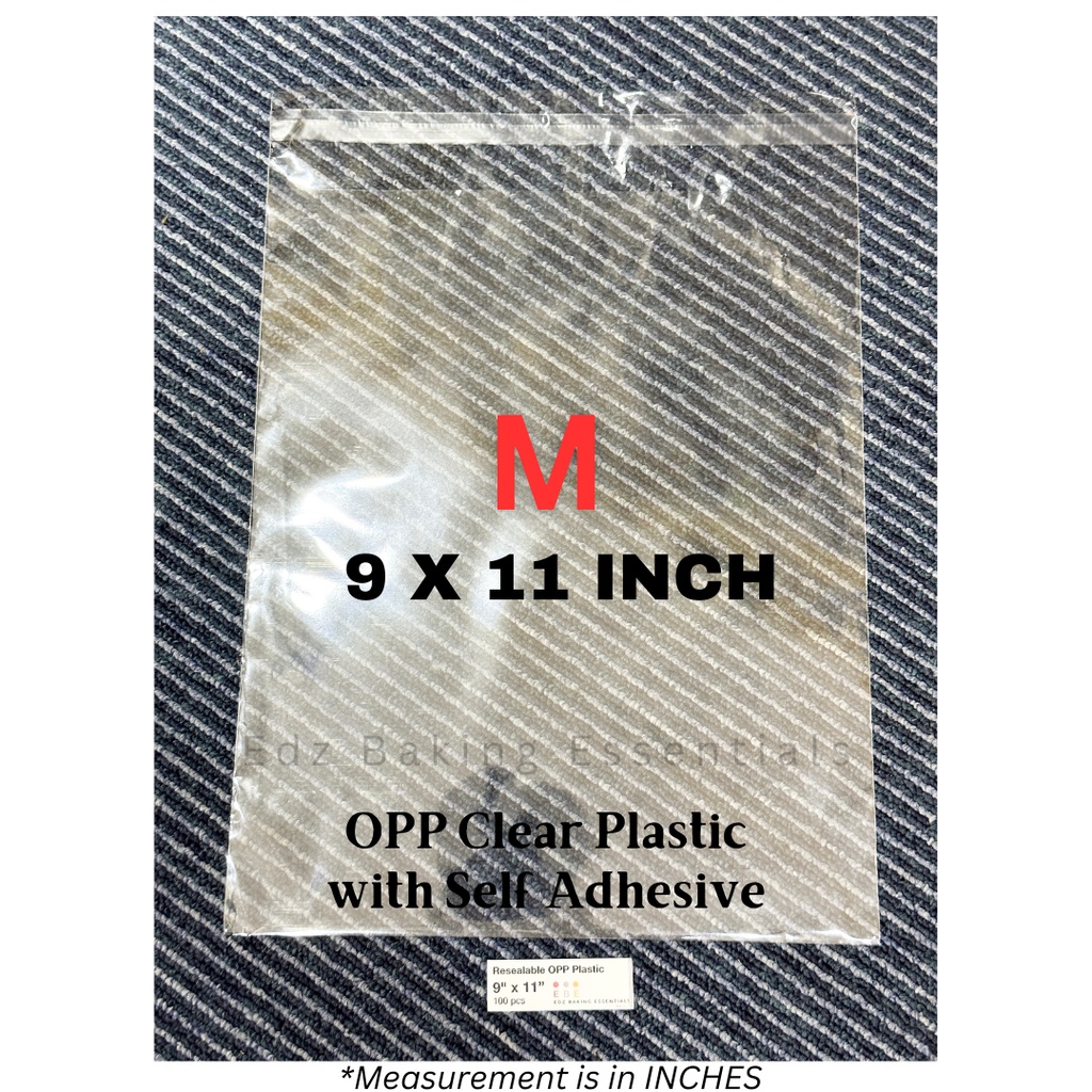 100pcs OPP Plastic with Adhesive Packaging Pouch Resealable OPP Pouch ...