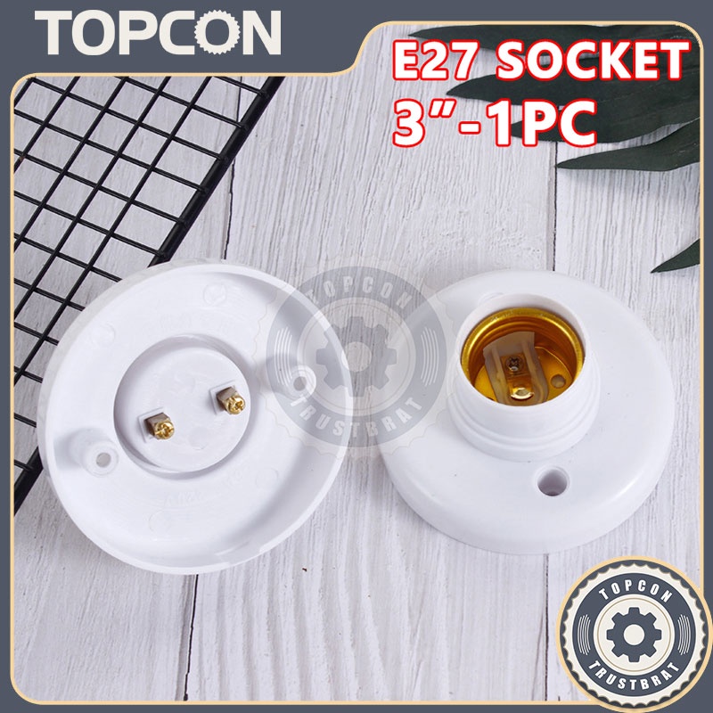 E27 Ceiling Receptacle Light Bulb Socket Standard Sizes 3 1 4 Inches