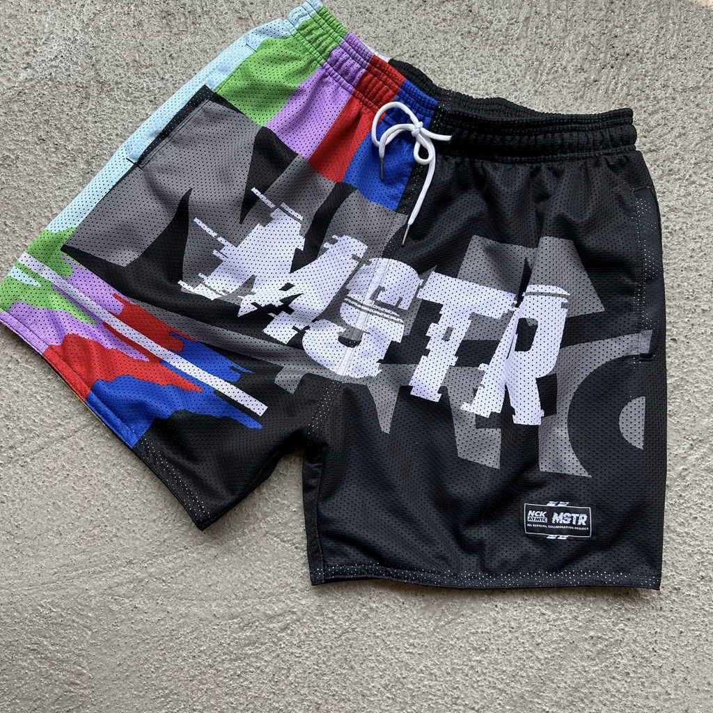 MSTR CO. X NCK AUTOMATIC "ACHRO" Mesh Short (Black) | Shopee Philippines