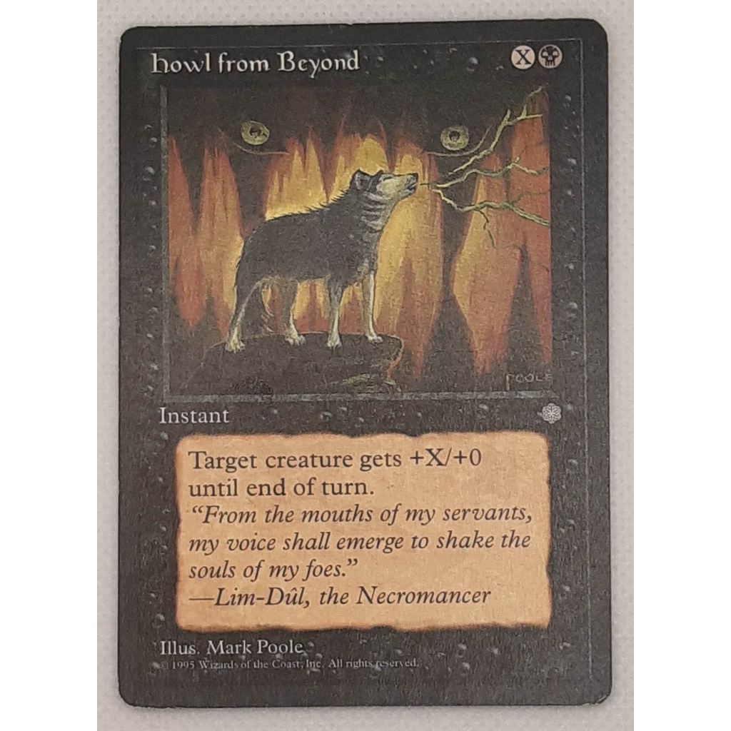 MTG Card Howl from Beyond Instant Common Ice Age | Shopee Philippines