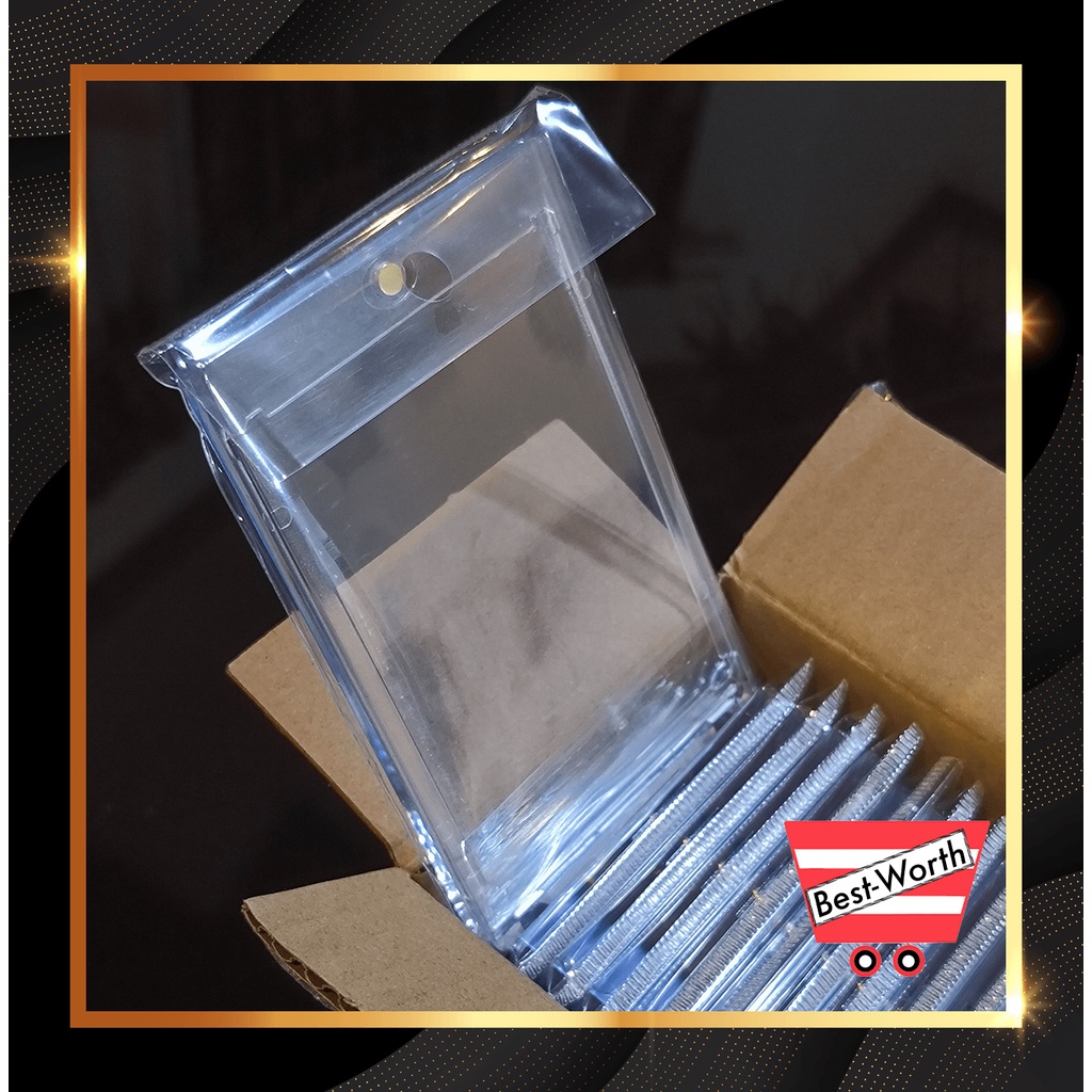 25PCS 35PT / 55PT / 75PT / 100PT / 130PT Magnetic Card Holder Case for ...