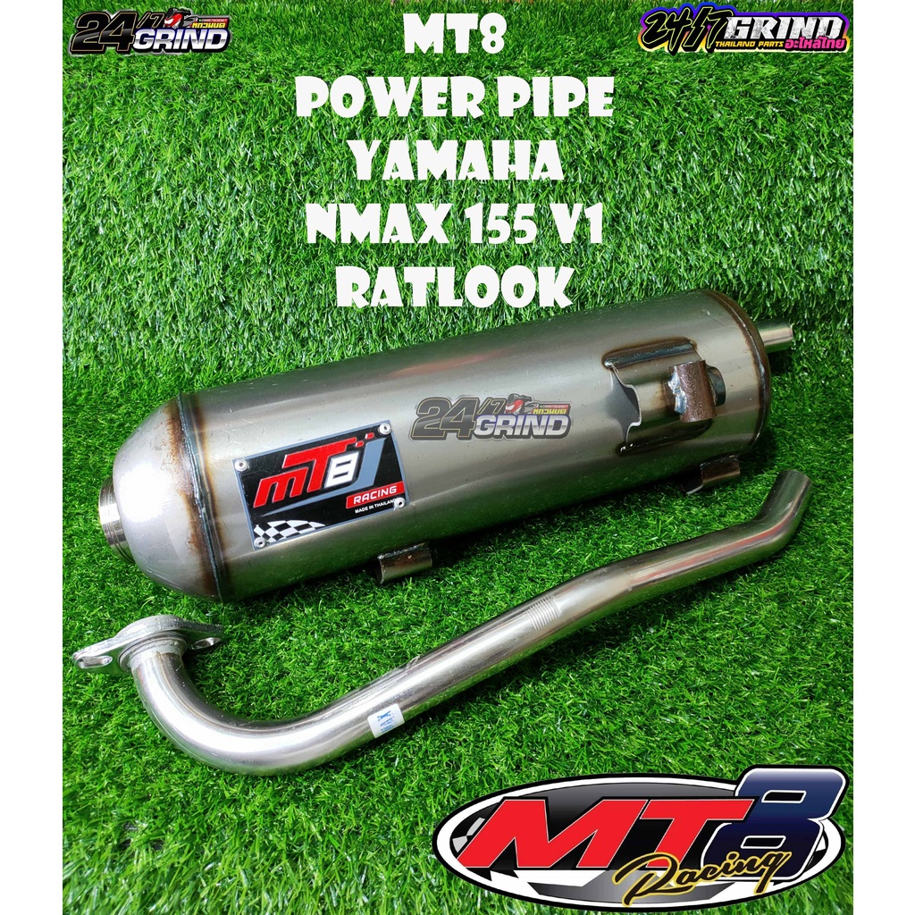 MT8 POWER PIPE YAMAHA NMAX 155 V1 RATLOOK THAILAND MADE | Shopee ...