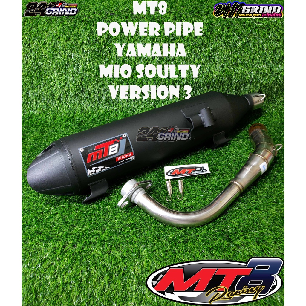 MT8 POWER PIPE YAMAHA MIO SOULTY VERSION 3 THAILAND MADE | Shopee ...