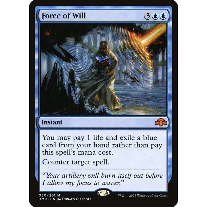 MTG Card: Force of Will -DMR (Foil) | Shopee Philippines