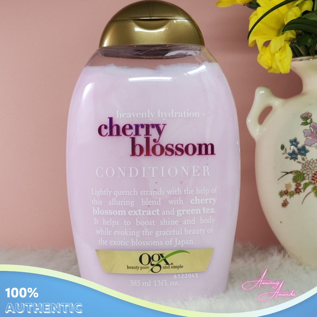OGX Heavenly Hydration Cherry Blossom Conditioner 385ml | Shopee ...