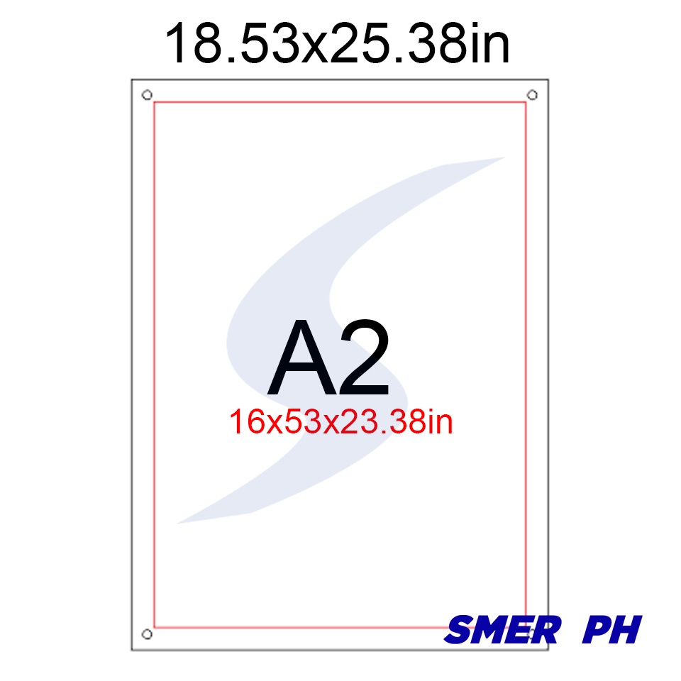 Acrylic Clear A2 size Set Wall Frame with Holes Paper Holder Plastic ...