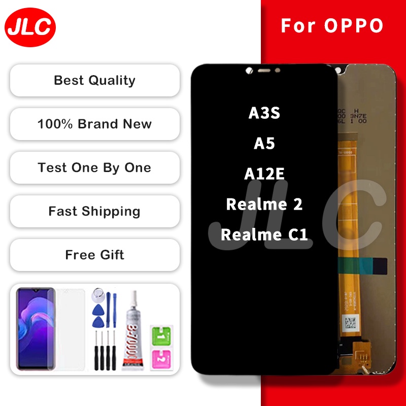 For Oppo A3s A5 A12e Realme 2 Realme C1 Lcd Touch Screen Digitizer Assembly Replacement ...