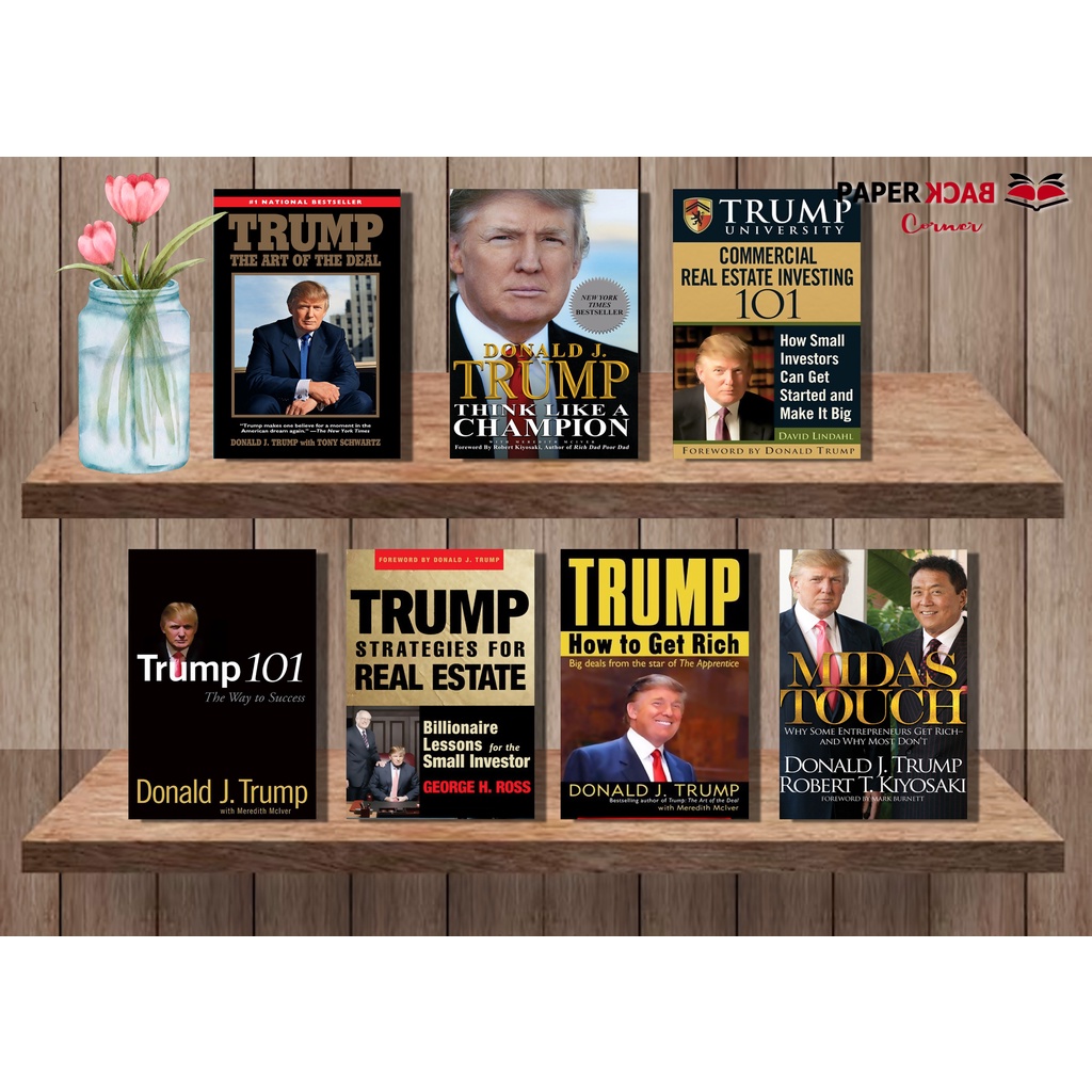 Donald Trump Book Collection (Paperback) Free Bookmark | Shopee Philippines