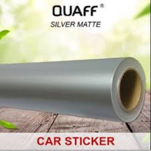 Car Sticker Matte SILVER sold per METER ( 24 inches x 1 Meter) | Shopee ...