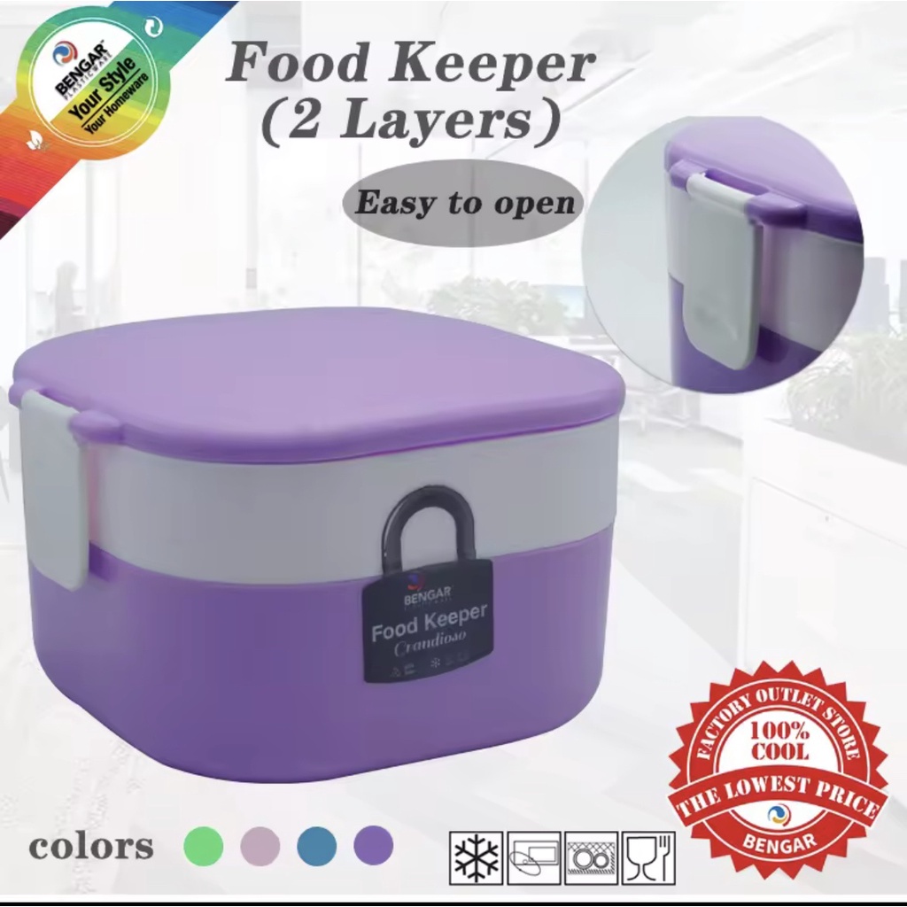 Bengar Lunch Box Set Bento Food Keeper Container Storage B 101 | Shopee ...