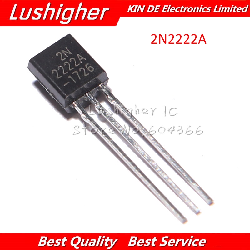 100 Pcs 2N2222 TO-92 2N2222A TO92 NPN Switch Transistor | Shopee Philippines