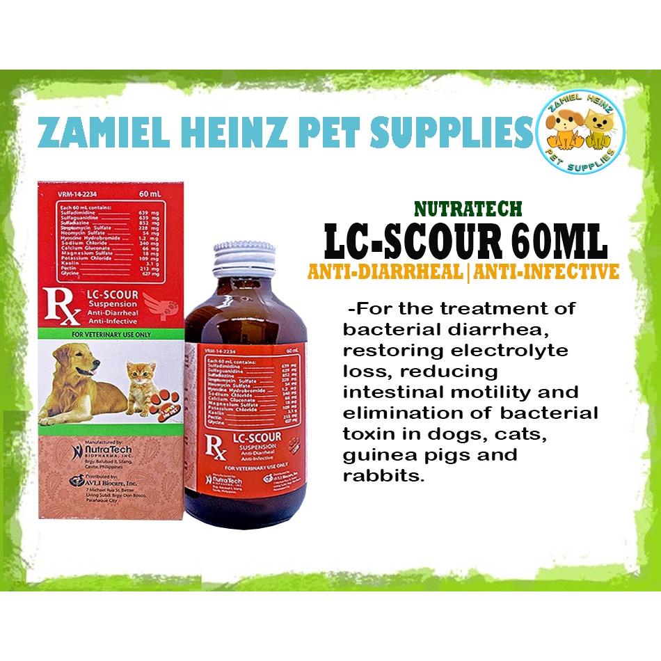 LC-SCOUR Suspension Anti-Diarrheal | Anti-Infection 60ml | Shopee ...
