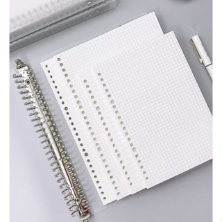 A5/B5/A4 Loose-leaf Refillable Notebook Shell Binder Notebook College Notepad b5 paper refill ...
