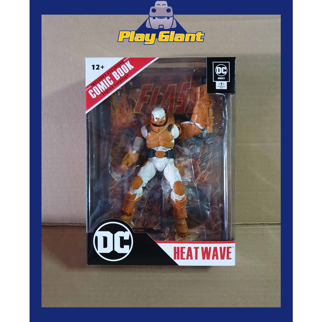 DC Direct 7In Figure With Comic - The Flash Wv2 - Heatwave | Shopee ...