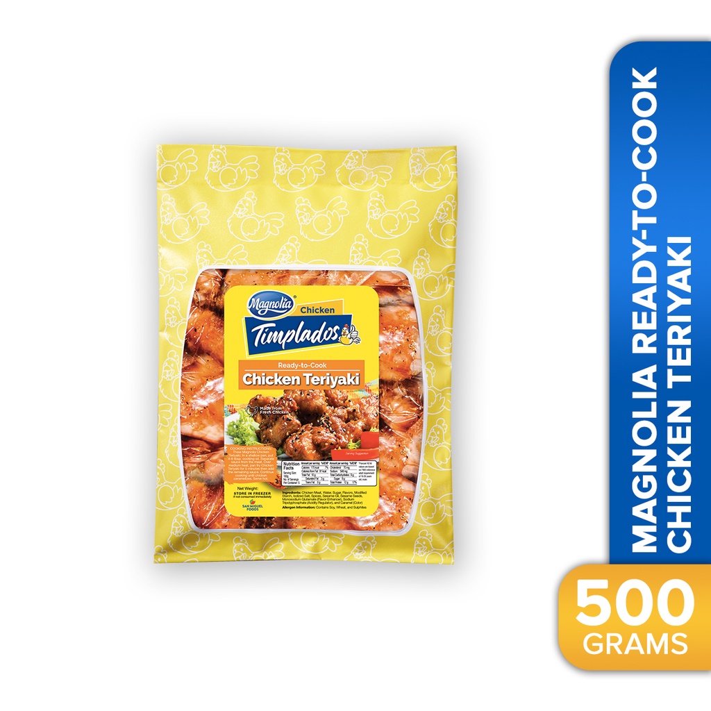 MAGNOLIA CHICKEN TIMPLADOS Ready-to-Cook Chicken Teriyaki | Shopee ...