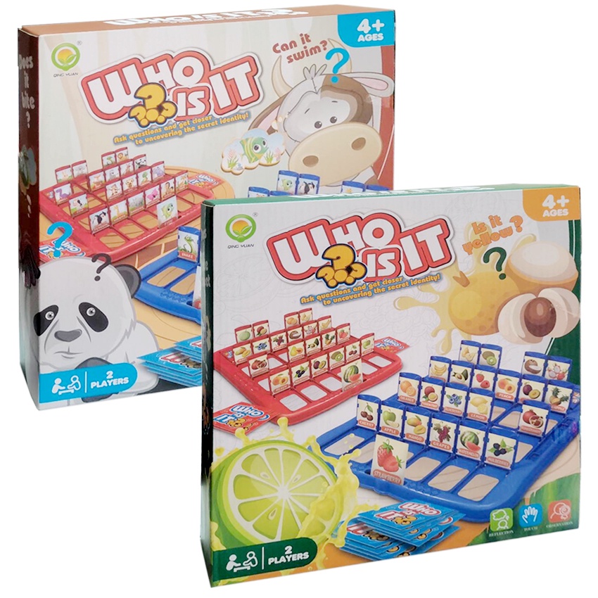Who Is It Family Guessing Game Board Learning Game Pinoy Henyo | Shopee ...