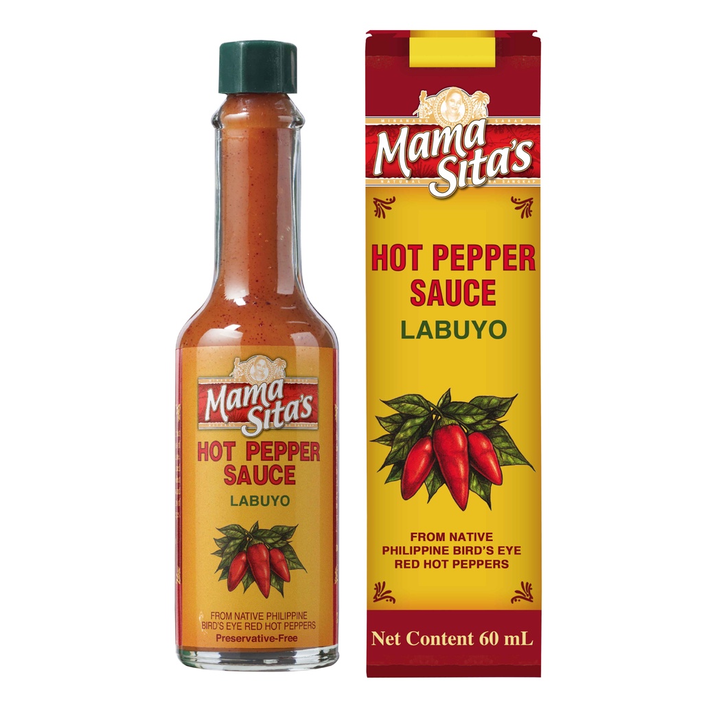 Mama Sita's Pure Labuyo (Hot Pepper Sauce) 60 mL | Shopee Philippines