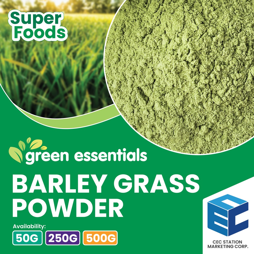 Green essentials Organic Barley Grass Powder 50g/250g | Shopee Philippines