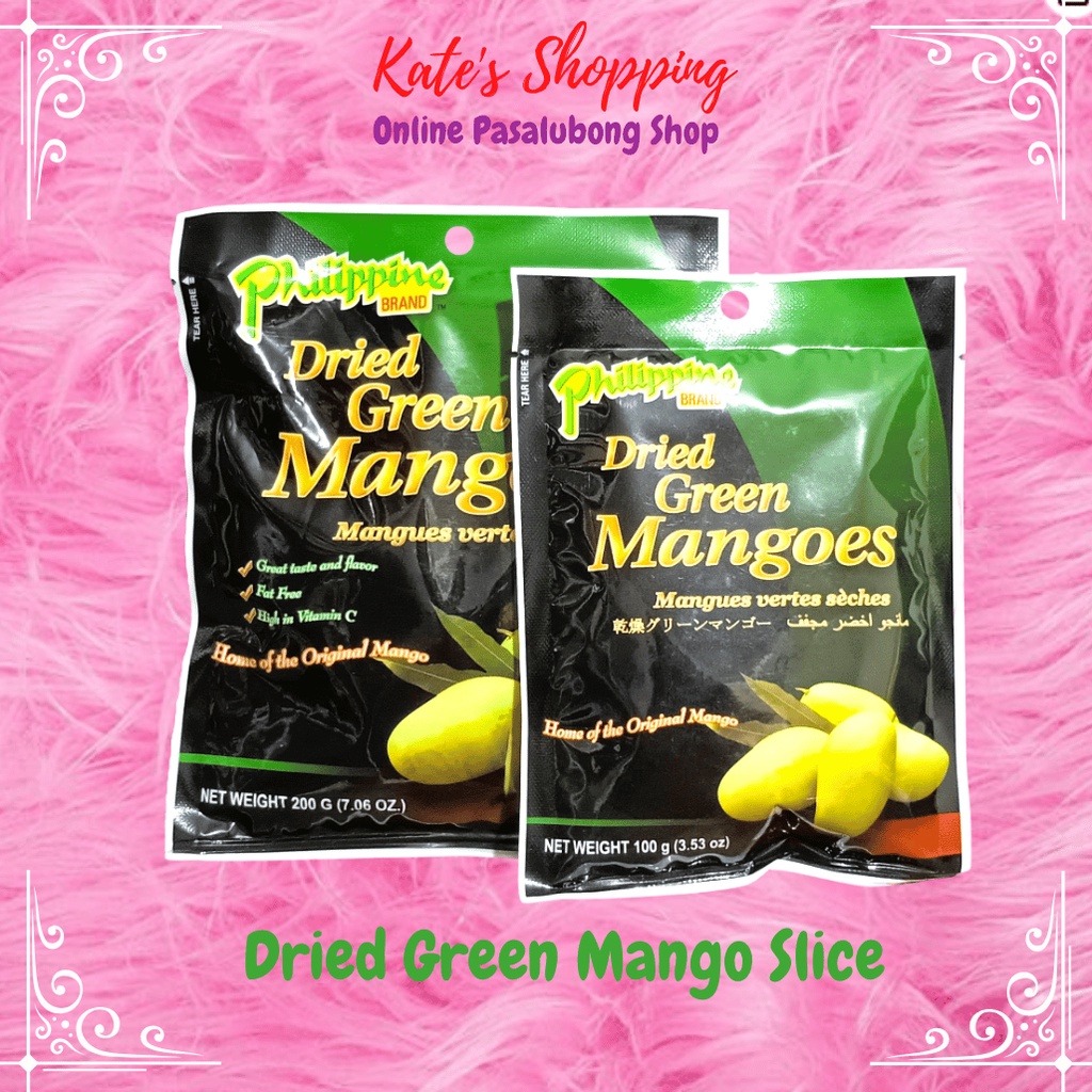 PHIL DRIED GREEN MANGO SLICE 200G | Shopee Philippines