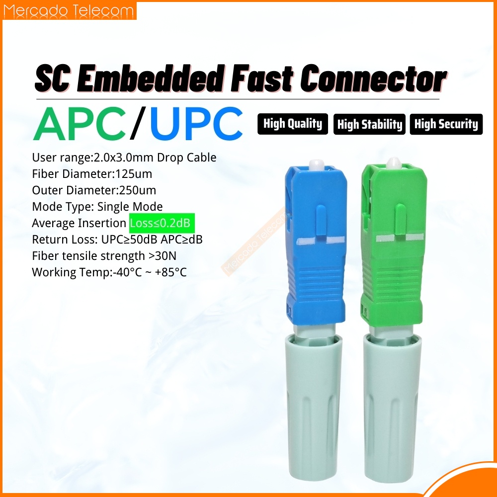 New SC APC UPC SM Single-Mode Optical Connector FTTH Tool Cold ...