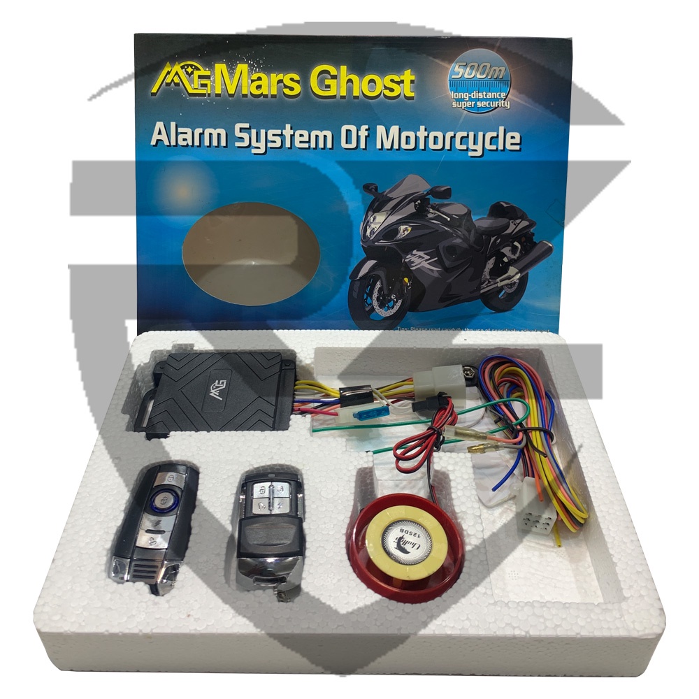 Mars Ghost Motorcycle Alarm System Long Distance 500M | Shopee Philippines
