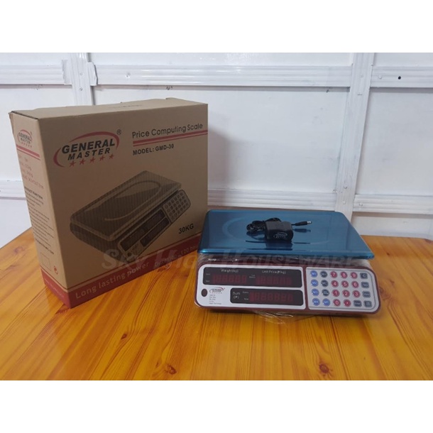GENERAL MASTER PRICE COMPUTING SCALE/TIMBANGAN/DIGITAL WEIGHING SCALE ...