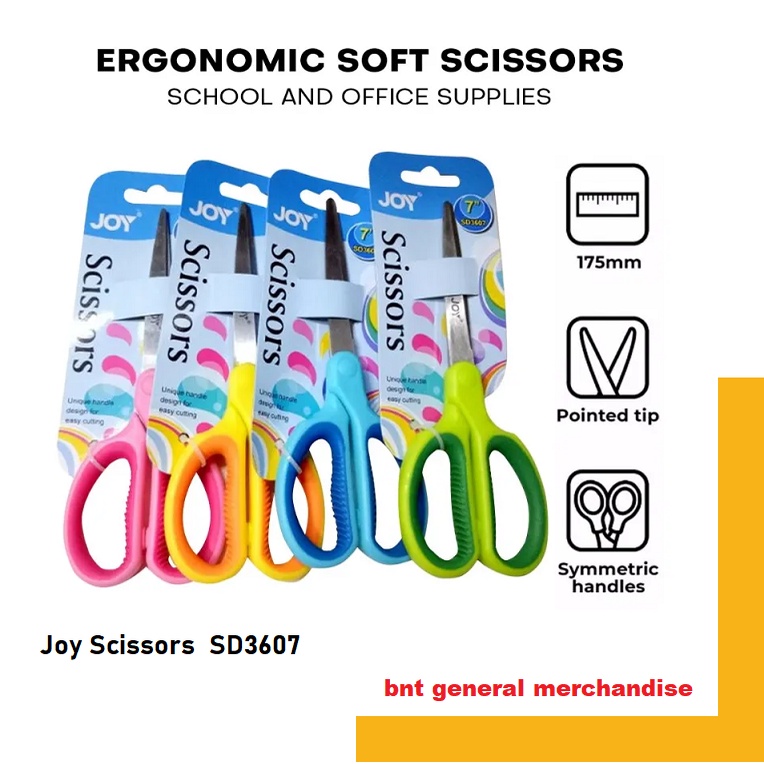 Joy Scissors 7" High Quality SD3607 | Shopee Philippines