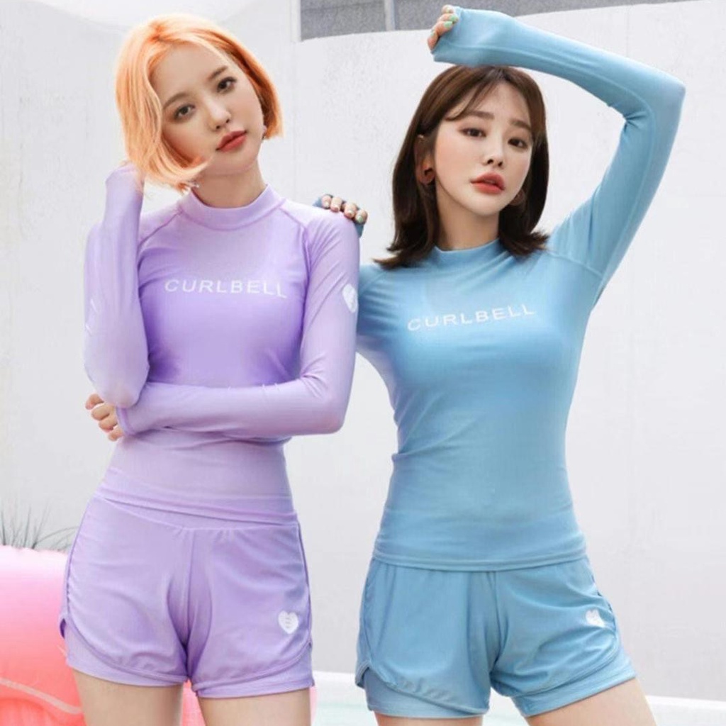 MOSO Women Rash Guard Terno Rashguard Set | Shopee Philippines