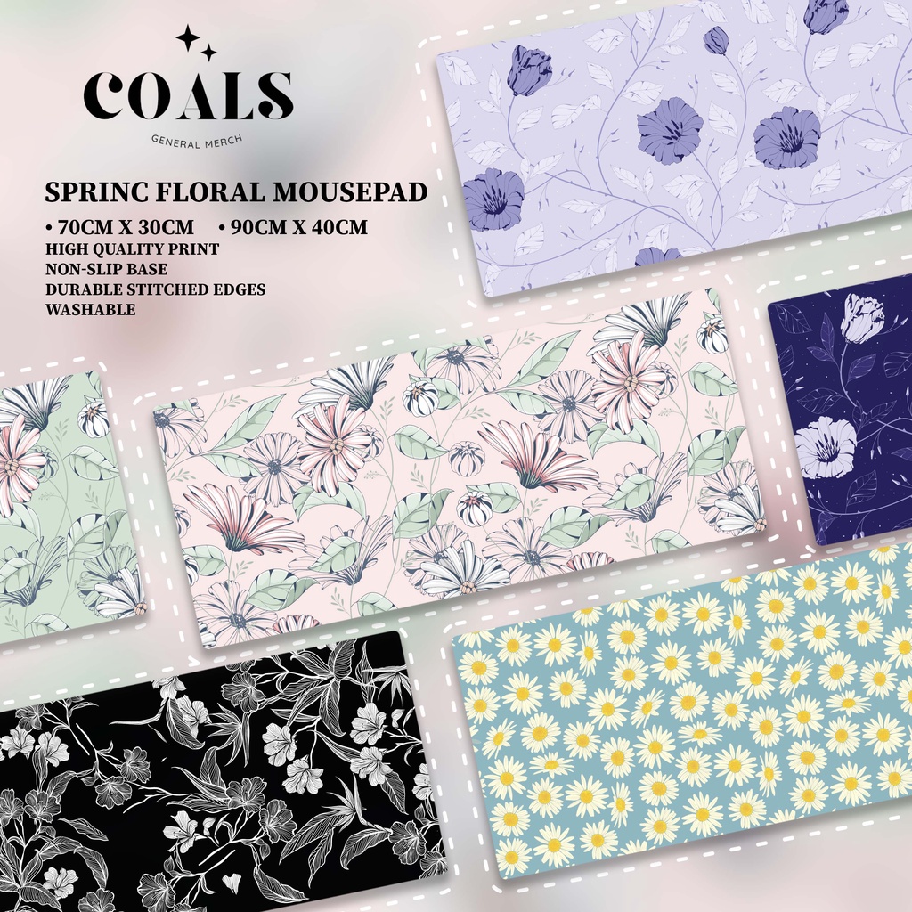 Spring Collection Extended Mousepad | Large Gaming Deskmat | Shopee ...