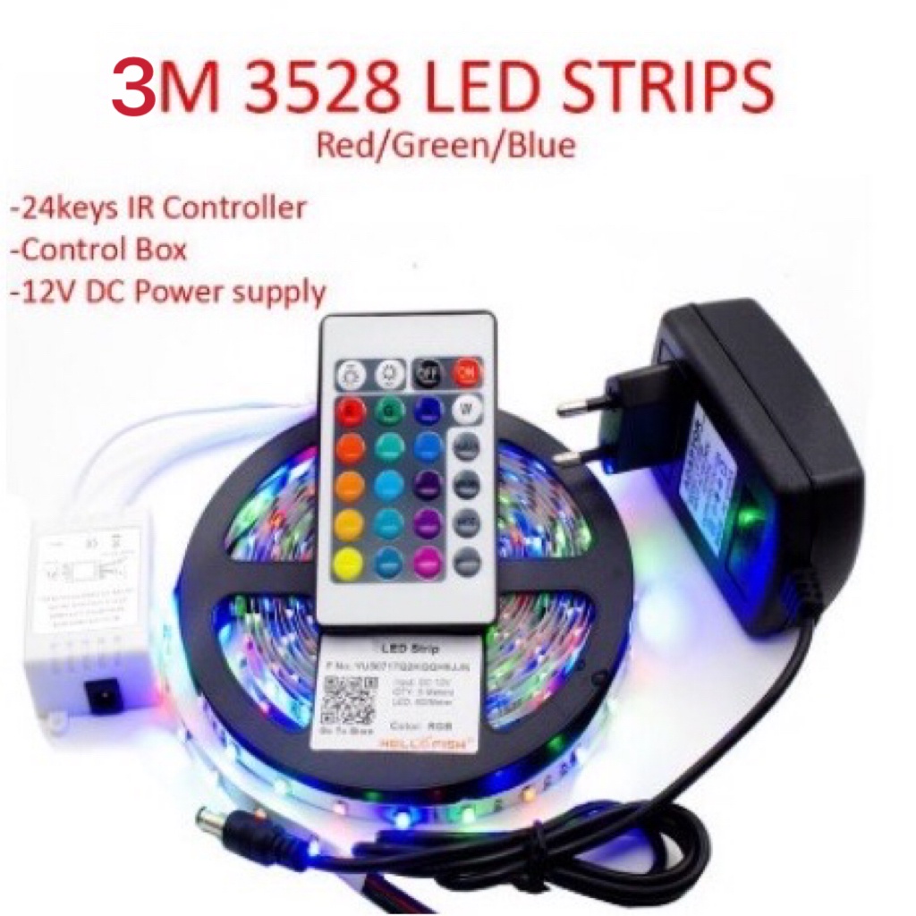 100% Original Meet 5M 10M 15M 20M 600LEDS LED RGB Strip Light SMD 3528 ...