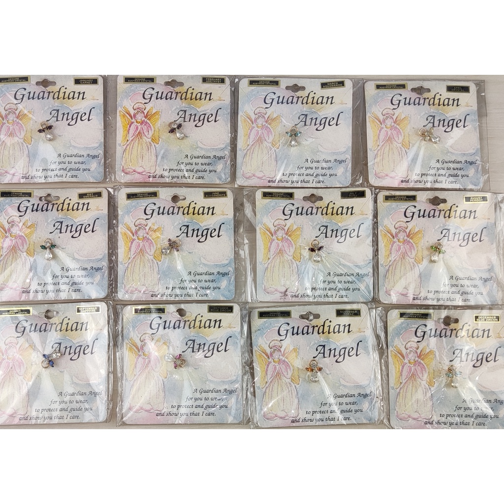 Guardian Angel Lapel Pin (Genuine Austrian Crystal) | Shopee Philippines