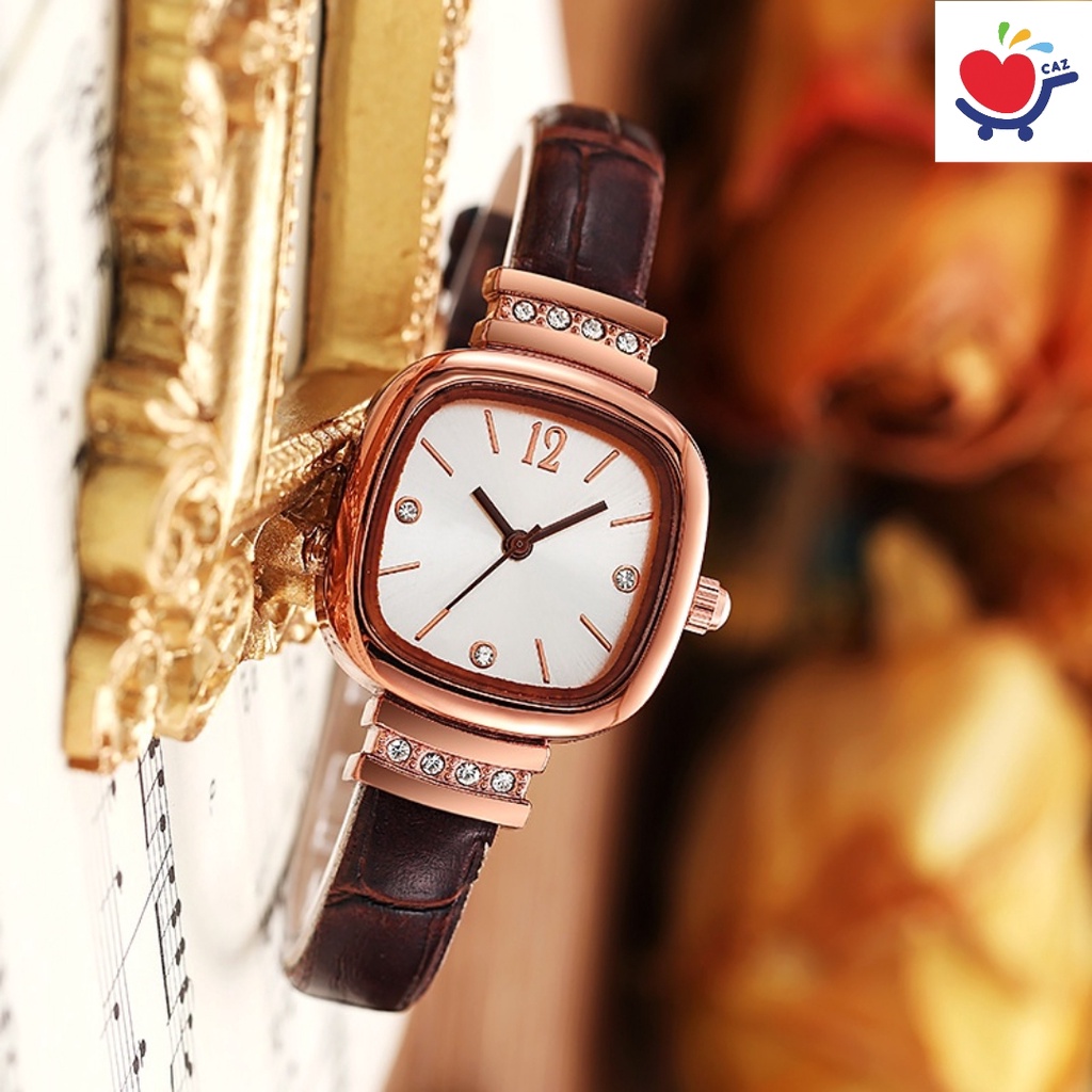 Small square watch women's retro quartz female watch (Shopz123 ...