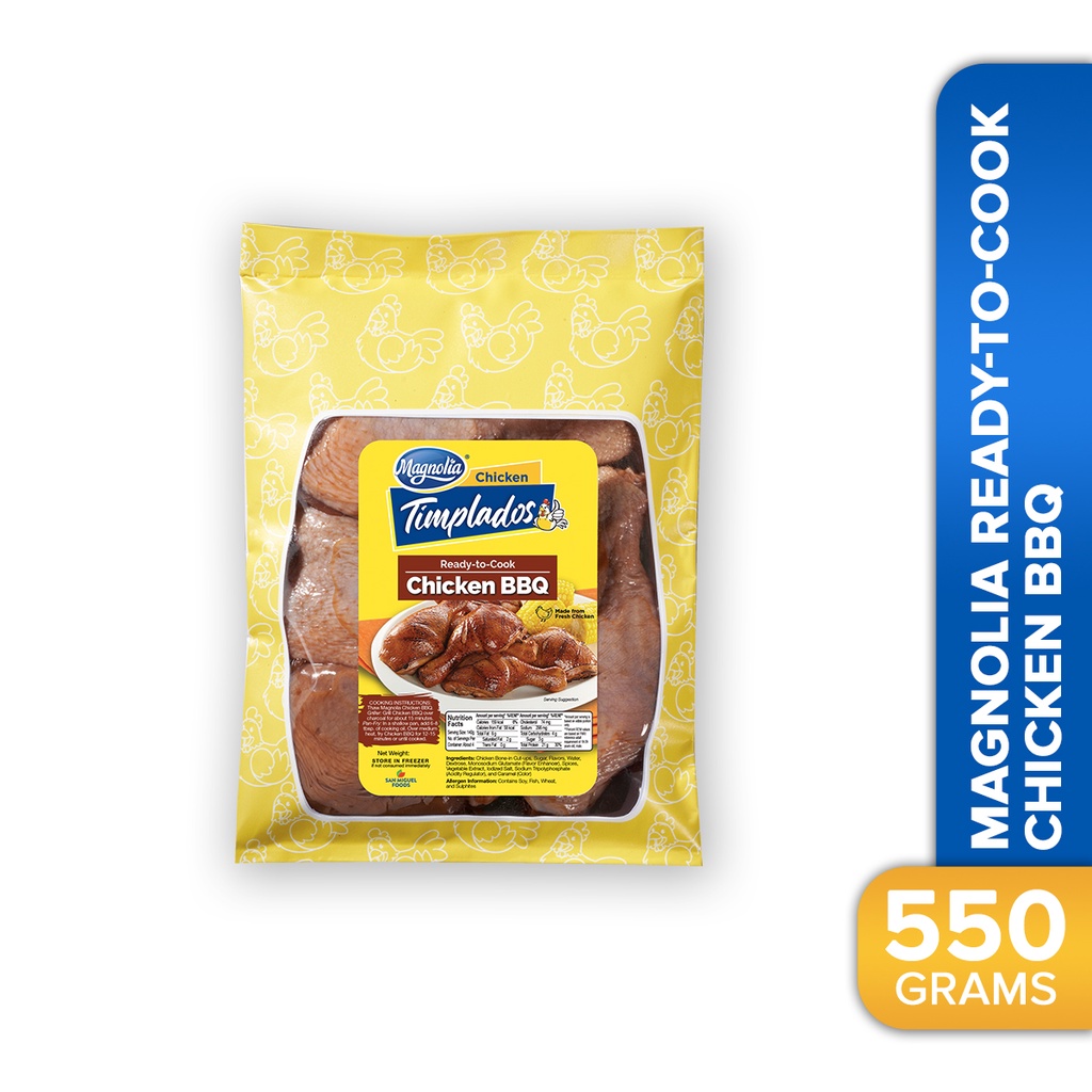 MAGNOLIA CHICKEN TIMPLADOS Ready-to-Cook Chicken Barbeque | Shopee ...
