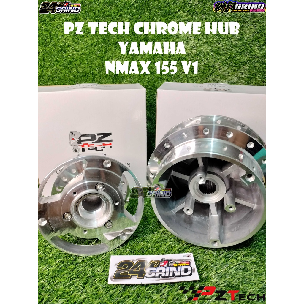 PZ TECH CHROME HUB YAMAHA NMAX 155 V1 THAILAND MADE | Shopee Philippines